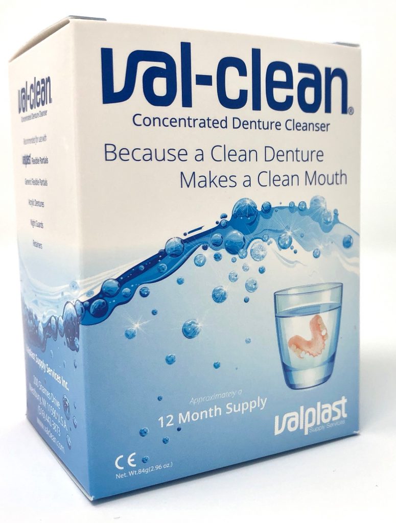 Flexible Denture Cleaner FDC – 1 Box of 12 Sachets 3 Months Valplast ...